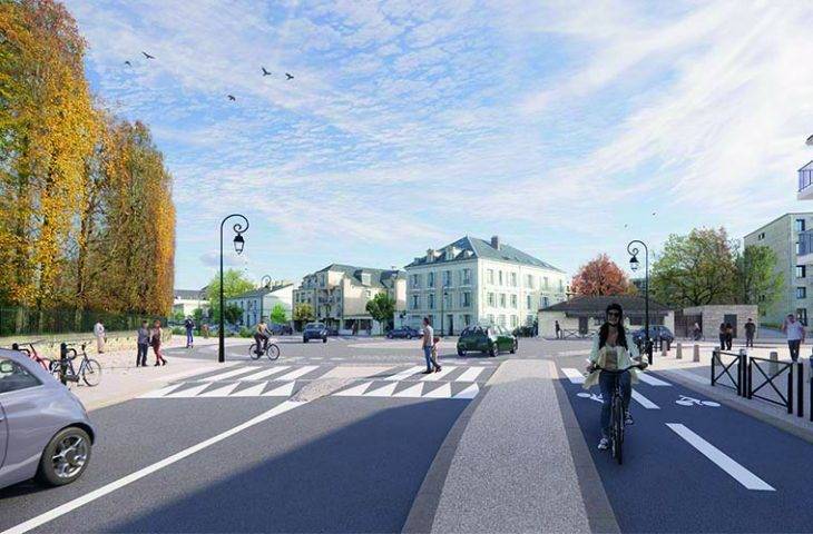 Rambouillet : réaménagement de l’entrée du centre-ville - liti.fr